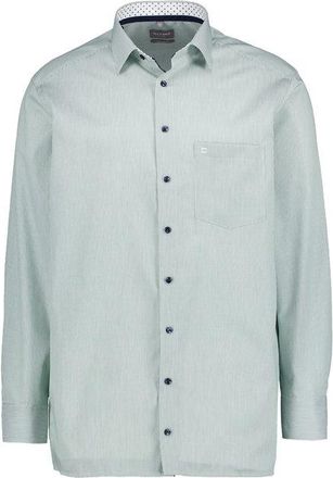 Olymp Herren Hemden gr&uuml;n Baumwolle