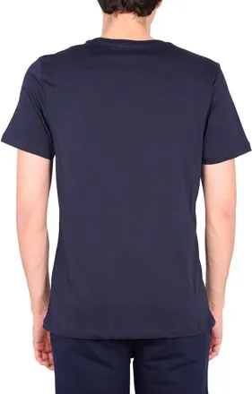 Ballantyne Cotton Crewneck T-Shirt - Blue