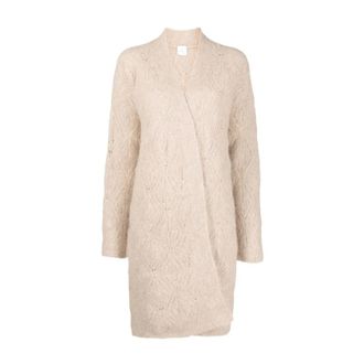 Eleventy Lange Strickjacke - - Knitwear - Damen - Beige - XS