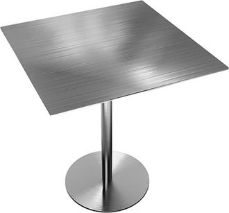 Generic Gewerblicher Bartisch, Edelstahl-Bartisch, Kleiner hoher Tisch mit stabilem Gestell f&uuml;r Kneipen, Bistros, Caf&eacute;s und den Au&szlig;enbereich