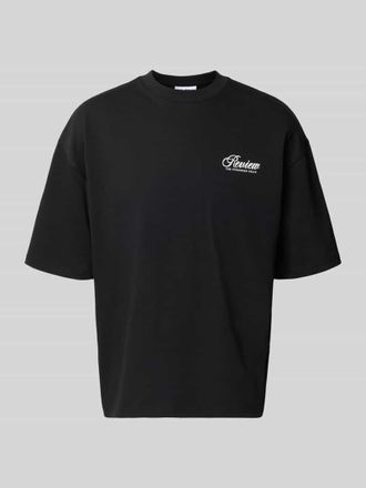 Review T-Shirt mit Logo- und Statement-Print