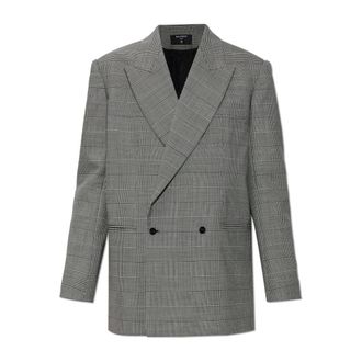 Balmain Hahnentritt Blazer - - Jackets - Damen - Grau - XS