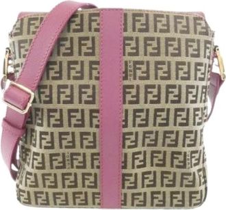 Fendi Sac bandouli&egrave;re Pre-owned en toile - Femme - Pre-owned - Multicolore - Taille: ONE Size