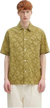 Norse Projects Homme, Chemises, Vert, Taille: M Short Sleeve Chemises