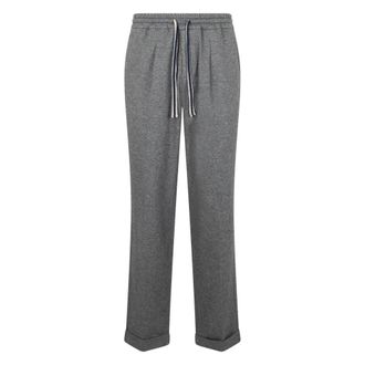 Fedeli Graue Hose mit Kordelzug - - Trousers - Herren - Grau - L
