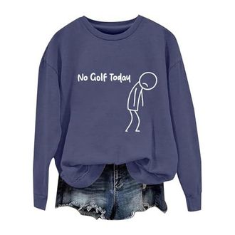 Generic Pull Femme Sweatshirt Lettres Imprim&eacute;es Manches Longues Col Rond Pull Sans Capuche Chemisier Tops Automne Hiver Femmes Lettres Imprim&eacute; D&eacute;contract&eacute; Hau