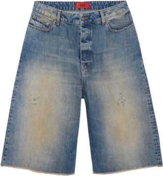424 Homme, Shorts, Bleu, Taille: M Big Daddy Denim Short