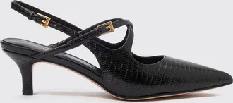 Twinset Slingback-Pumps aus Leder mit Eidechsen-Print und Stilettoabsatz