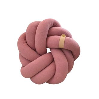 Adorist Knotenkissen - Blossom - geknotetes Kissen - Knotenform - Dekokissen - Ellenbogenablage - Rosa