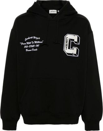Carhartt Work in Progress Homme, Sweatshirts et sweats &agrave; capuche, Noir, Taille: L Hooded Ducks Sweat