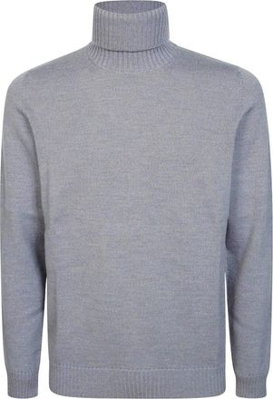 Drumohr Dolcevita ML Rasato Tubico Merino Finezza 7 - - Knitwear - Herren - Grau - L