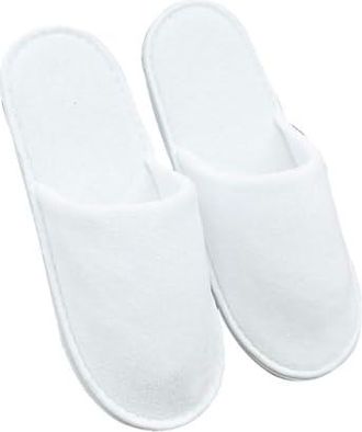 Hemoton Pantoufles Jetables en Tissu Doux Confortables et Antid&eacute;rapantes pour H&ocirc;tel Invit&eacute;s Voyage Usage Int&eacute;rieur