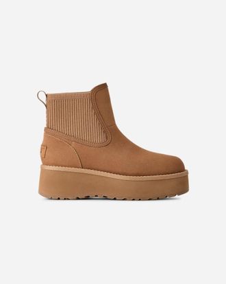 UGG Cityfunc Chelsea-Boot f&uuml;r Damen in Brown, Gr&ouml;&szlig;e Wildleder