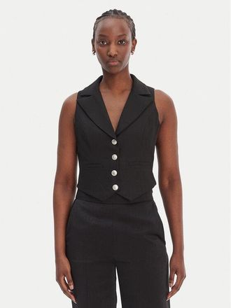 Morgan Weste 251-CJANA.F Schwarz Slim Fit