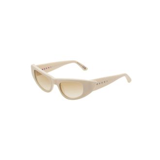Marni Off-White Sonnenbrille Netherworld Stil - - Accessories - Damen - Wei&szlig; - 53 MM