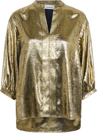 Soaked In Luxury Femme, Blouses et Chemises, Jaune, Taille: 40 FR SLIoana Blouse LS