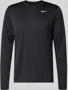 Nike Longsleeve mit Logo-Print und Rundhalsausschnitt