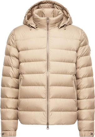 Moncler Moncler Doudoune Courte &Agrave; Capuche Arneb, Homme, Beige, Taille: 0