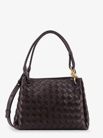 Bottega Veneta Parachute leather shoulder bag with Intrecciato pattern and Knot detail - BOTTEGA VENETA - gender_Woman