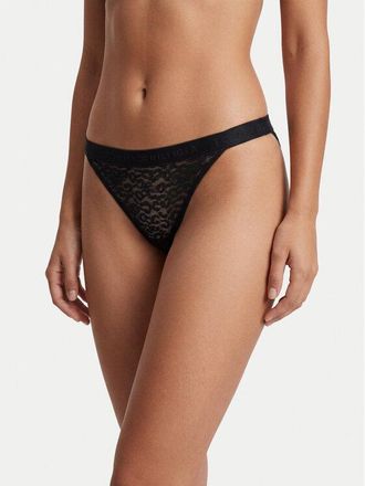 Tommy Hilfiger Stringtanga UW0UW06348 Schwarz