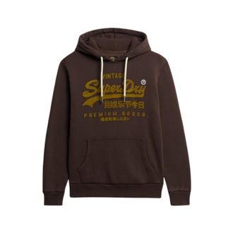 Superdry Vintage Logo Hoodie - - Sweatshirts & Hoodies - Herren - Braun - M