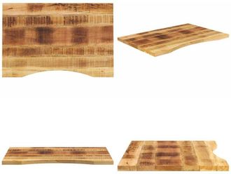 vidaXL Vidaxl - Schreibtischplatte mit Aussparung 80x60x2,5 cm Massivholz Mango