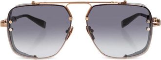 Balmain Homme, Accessoires, Noir, Taille: ONE Size Legend Lunettes de soleil