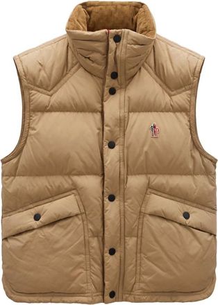 Moncler Evans Down Vest - Homme - Vestes - Brun - Taille: XL