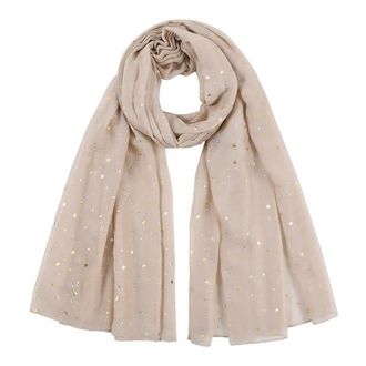 Generic Écharpe cadeau pour femme, châle, châle doux et léger, imprimé floral, châle cadeau, châle en flanelle, chaussettes pour femme, beige, taille unique