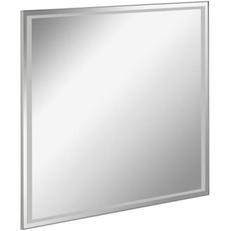 Fackelmann led Spiegel framelight 80 / Wandspiegel mit umlaufender LED-Beleuchtung / Ma&szlig;e (b x h x t): ca. 80 x 70 x 3 cm / Lichtfarbe: Kaltwei&szlig;