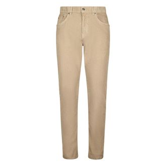Dondup Icon Slim Fit Needlecord 5 Pocket Jeans - - Jeans - Herren - Beige - W31