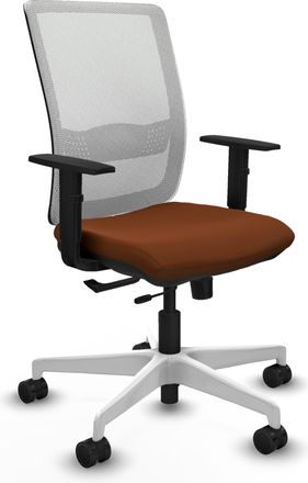 Piqueras y Crespo Haches Basic-B&uuml;rostuhl mit 1D-Armlehnen, h&ouml;henverstellbare Lendenwirbelst&uuml;tze, ausgestattet mit Syncro/Traslack und eingespritztem Schaum. Mit Rollen 