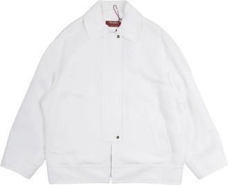 Max Mara Femme, Vestes, Blanc, Taille: 38 FR Vestes L&eacute;g&egrave;res