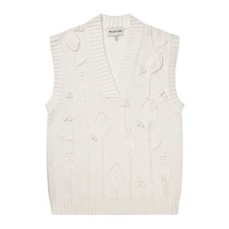 Munthe Damen, Strickwaren, Wei&szlig;, XLGr&ouml;&szlig;e