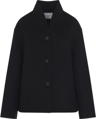 STUDIO NICHOLSON Veste en Laine Rhine - Femme - Vestes - Bleu - Taille: 36 FR