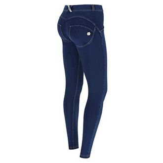 Freddy WR.UP Jeggings push up WR.UP super skinny en jersey-denim biologique, Jeans Sombre-Coutures Le Ton, Xxs