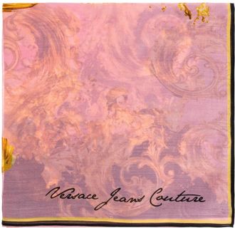 Versace Jeans Couture Femme, Accessoires, Rose, Taille: ONE Size Barocco Pattern Scarf