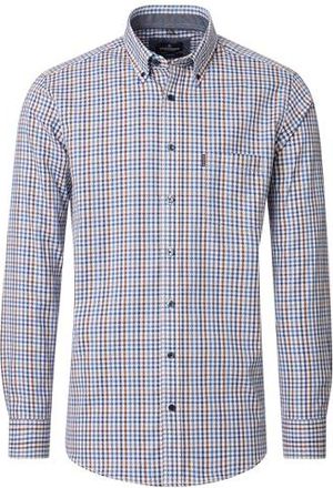 Casamoda Chemise d&eacute;contract&eacute;e &agrave; carreaux bleu/beige, Bleu/beige &agrave; carreaux, XXL