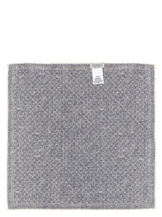 Brunello Cucinelli Silk Double-Face Scarf - Cream