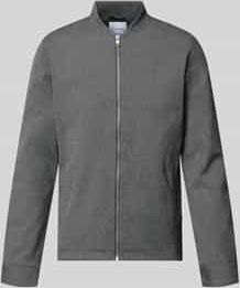 Lindbergh Regular Fit Sweatjacke mit Stehkragen