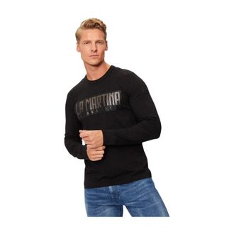 La Martina Regular Fit Langarmshirt - - Tops - Herren - Schwarzk - S