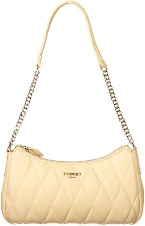 Twinset Femme, Sacs, Beige, Taille: ONE Size Sac &Eacute;paule &agrave; Cha&icirc;ne et Anse Unique