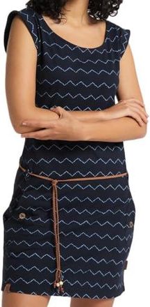 Ragwear Robe Marine/Bleu Femme Zig Zag Marine S