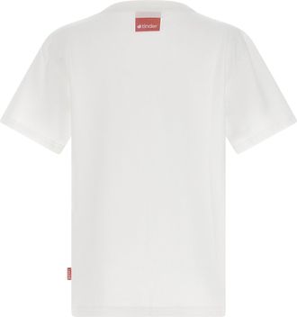 Diesel Semi-Transparent Devor&eacute; Print T-shirt - White
