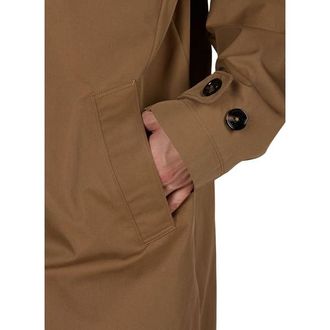 Pierre Cardin Imperm&eacute;able droit en coton m&eacute;lang&eacute;