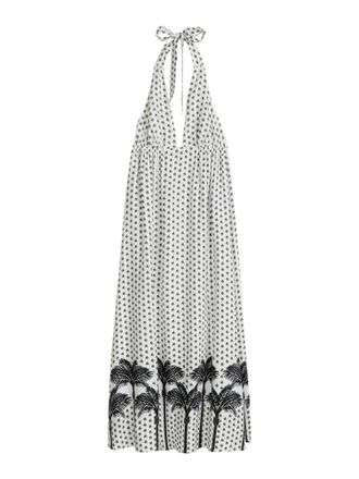 Marc O'Polo Marc OPolo Damen Strandkleid Palm Border GeoBeach Dress, Strandkleid Damen, Tunika