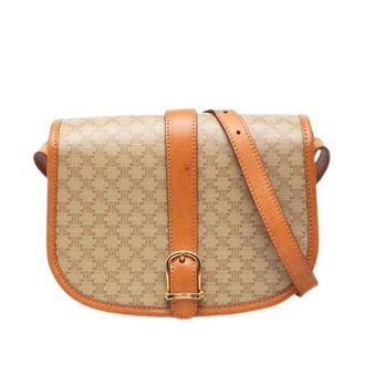 Celine Sac bandouli&egrave;re vintage Pre-owned - Femme - Pre-owned - Beige - Taille: ONE Size