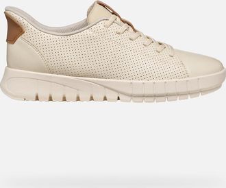Geox Schuhe Flextride Plus Dame Off-white/beige