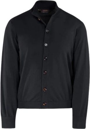 Moorer Homme, Pulls, Noir, Taille: L Sterling-Si5