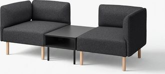 IKEA LILLEHEM 2er-Sitzelement mit Ablage